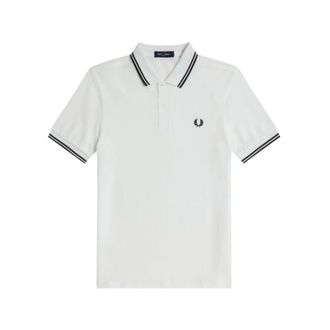 Fred Perry Homme, Tops, Blanc, Taille: XL Polo Classique