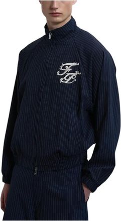 Filling Pieces Homme, Vestes, Bleu, Taille: M Track Jacket Raglan