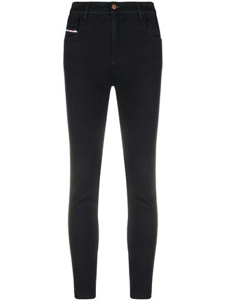 Diesel Klassische Tapered-Jeans - Schwarz