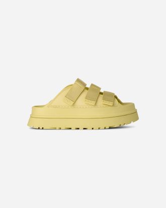 UGG GoldenGlow Slide f&uuml;r Damen in Golden Apple, Gr&ouml;&szlig;e Synthetik