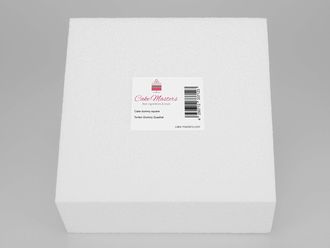 Pati-Versand Torten-Dummy Quadrat 25cm, Höhe: 10cm