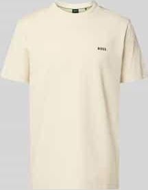HUGO BOSS Regular Fit T-Shirt aus Baumwoll-Mix Modell TEE
