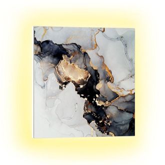 Klarstein Mojave 500 smart Radiateur 2 en 1 convecteur infrarouge 60x60cm 500W lumi&egrave;re rvb - Klarstein