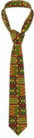 Generic Cravate Motif Kente Sans Couture Tendance Tie Fine Cravate Pour Homme Pour Affaires Mariage Accessoires
