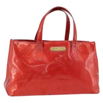 Louis Vuitton Sac &agrave; main doccasion en cuir verni - Femme - Pre-owned - Rouge - Taille: ONE Size