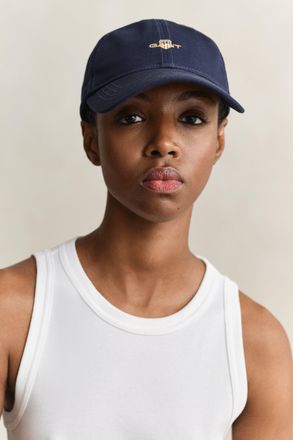 GANT Damen Shield Cap aus Baumwolltwill (ONE SIZE) MARINE
