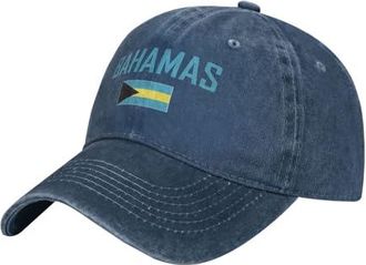 Generic Casquette Trucker Drapeau Vintage des Bahamas L&eacute;ger Casquettes De Golf Unisexe Chapeau Soleil pour P&ecirc;che Femmes Sports