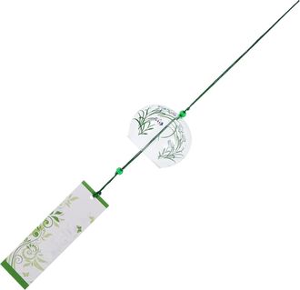 Valiclud Japanische Windglocke Glas Garten Windspiele Wind Glocke Indoor Feng Shui Wind Chime Glücksbringer Autospiegel Glaskugel Anhänger für Auto Zuhause Bal