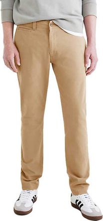 Dockers Mens SMART 360 Flex California Khaki Skinny Casual Chinos, Harvest Gold, 33W 36L