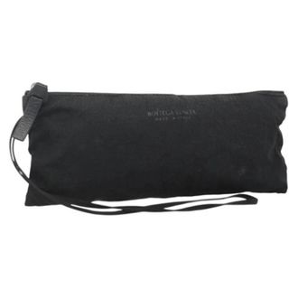 Bottega Veneta Pre-owned Nylon Pouch - - Pre-owned - Damen - Schwarzk - ONE SIZE
