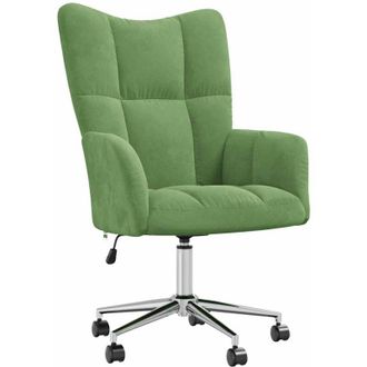 vidaXL Relaxsessel Hellgr&uuml;n Samt - Vidaxl