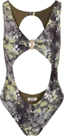 Iceberg Femme, Maillots de bain, Multicolore, Taille: 40 FR Maillot de bain une pi&egrave;ce militaire