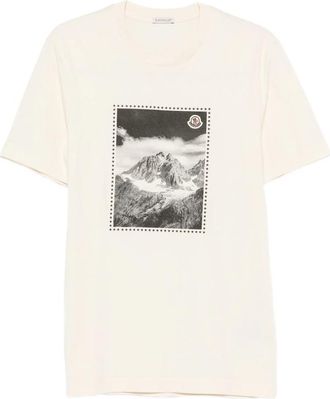 Moncler Mountain-print T-shirt