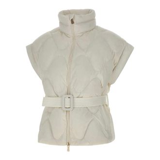 Eleventy Gesteppte Weste - - Jackets - Damen - Wei&szlig; - M