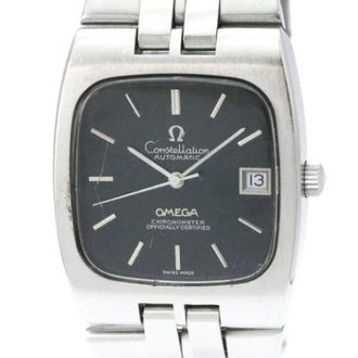 Omega Montre Pre-owned 168.047 - Homme - Pre-owned - Noir - Taille: ONE Size