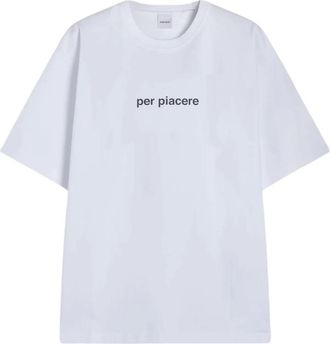 Aspesi Femme, Tops, Blanc, Taille: 40 FR T-shirt élégant en jersey Per piacere