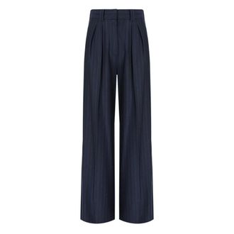 Max Mara Femme, Pantalons, Bleu, Taille: 40 FR Gela Pantalons