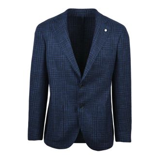 Luigi Bianchi Mantova Homme, Vestes, Bleu, Taille: XL Giacca Stondata