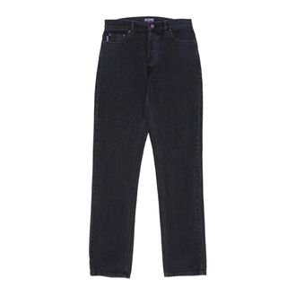 Octopus Schwarze Denim Regular Fit Jeans - - Jeans - Herren - Schwarzk - W30