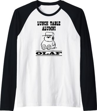 Peanuts Erdn&uuml;sse - Olaf - Lunch Table Alumni Raglan
