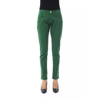 Byblos Schlank geschnittene Hose - - Jeans - Damen - Gr&uuml;n - W24