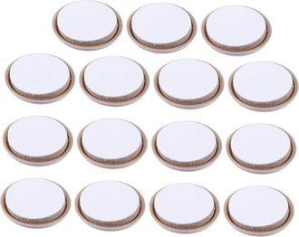 PartyKindom 15 Stück Teiliges Selbstklebend Runde Stuhlbeinauflagen Schutz für Holzböden Stoßfest und Verschleißfest Passend für Schreibtisch Stuhl Tisch Kabinett