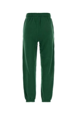 Polo Ralph Lauren Womens Green Cotton Blend Joggers Bushgreen Exterior: Polyester Pantaloni Trousers