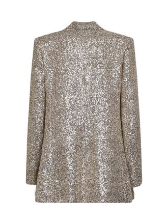 Blanca Vita Womens Grospey Jacket Gold Sequins Polyester