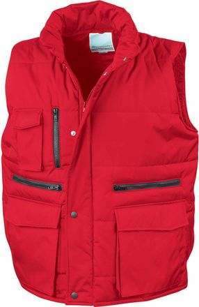 Result Unisex R127a ärmellose Lance Bodywarmer XXL rot