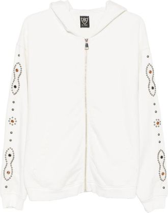 HTC Stud-embellished Zip-up Hoodie