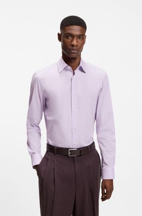 HUGO BOSS Hank Kentkragen, Slim-Fit, b&uuml;gelleichte Qualit&auml;t