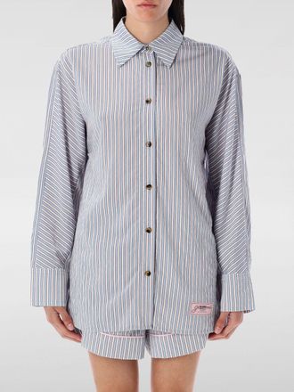 Ganni Hemdbluse GANNI Damen Farbe Blau