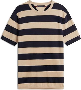 Tommy Hilfiger T-Shirt aus einem soften Baumwollstrick in