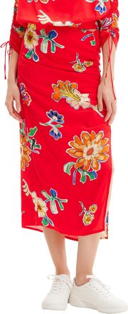 Desigual Womens FAL_Crimea 3000 Skirt, Red, XS