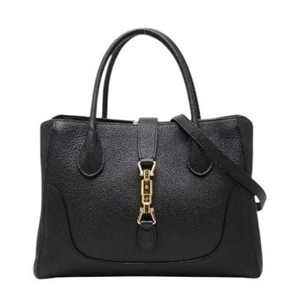 Gucci Pre-owned Jackie 1961 Leather 2way Bag - Femme - Pre-owned - Noir - Taille: ONE Size
