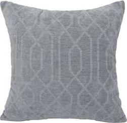 Gardinia Sehlbach Kissen Samt Grafik, Anthrazit, 45 x 45 cm Kissen, Luxuriöser Komfort, Elegante Note, Stilvolle Akzente, Abnehmbarer Bezug