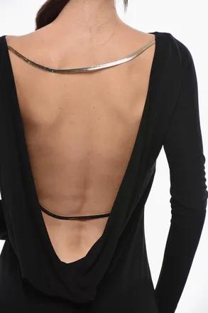Dsquared2 Maxikleid mit offenem R&uuml;cken und Schmuckdetail Dsquared2