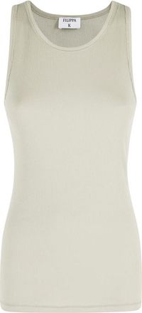 Filippa K Femme, Tops, Vert, Taille: 40 FR Fine Rib Tank