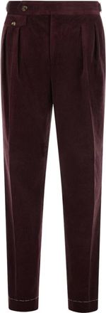 Brunello Cucinelli PAL Pantalone Leis. - Homme - Pantalons - Violet - Taille: L