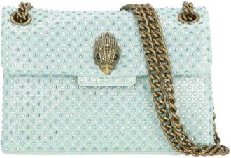 Kurt Geiger Femme, Sacs, Vert, Taille: ONE Size Strass Chain Shoulder Bag