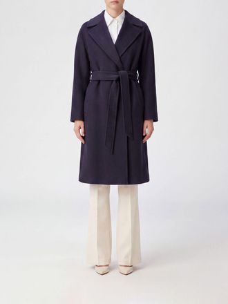 Max Mara Manteau peignoir en pure laine vierge avec ceinture
