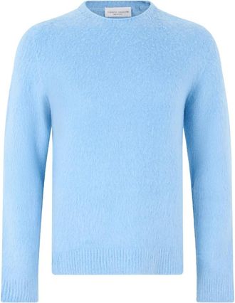 Roberto Collina Rundhals-Pullover - - Knitwear - Herren - Blau - 2XL