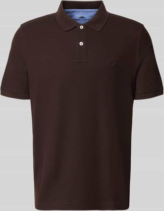 Fynch-Hatton Regular Fit Poloshirt mit Label-Stitching