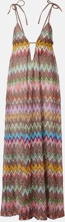 Missoni Strandkleid Zigzag aus H&auml;kelstrick