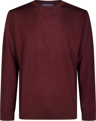 Daniele Fiesoli pull en mérinos à encolure ras du cou - Rouge