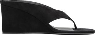 Alaia Femme, Chaussures, Noir, Taille: 41 EU Tong 75 Wedge Sandales