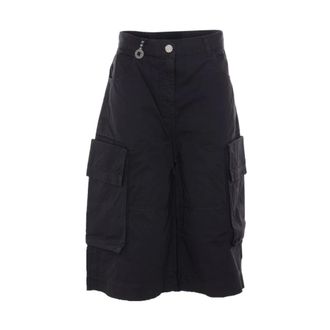 Pinko Pinko, Femme, Shorts, Noir, Taille: 38 FR Long Shorts