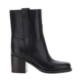 Brunello Cucinelli Bootieleather Ankle Boot - - Shoes - Damen - Schwarzk - 38 EU