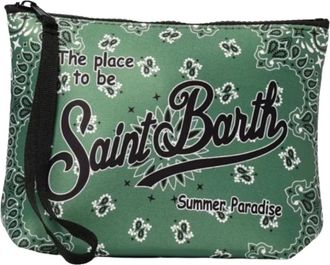 MC2 Saint Barth Femme, Sacs, Vert, Taille: ONE Size Pochette Aline
