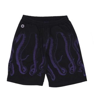 Octopus Homme, Shorts, Noir, Taille: M Short Jogger Noir/Violet Tissu Léger